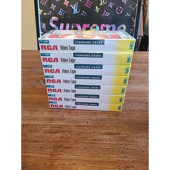 RCA | Media | Rca Vhs Tapes Lot Of 7 Vcr Recordable Blank Standard ...